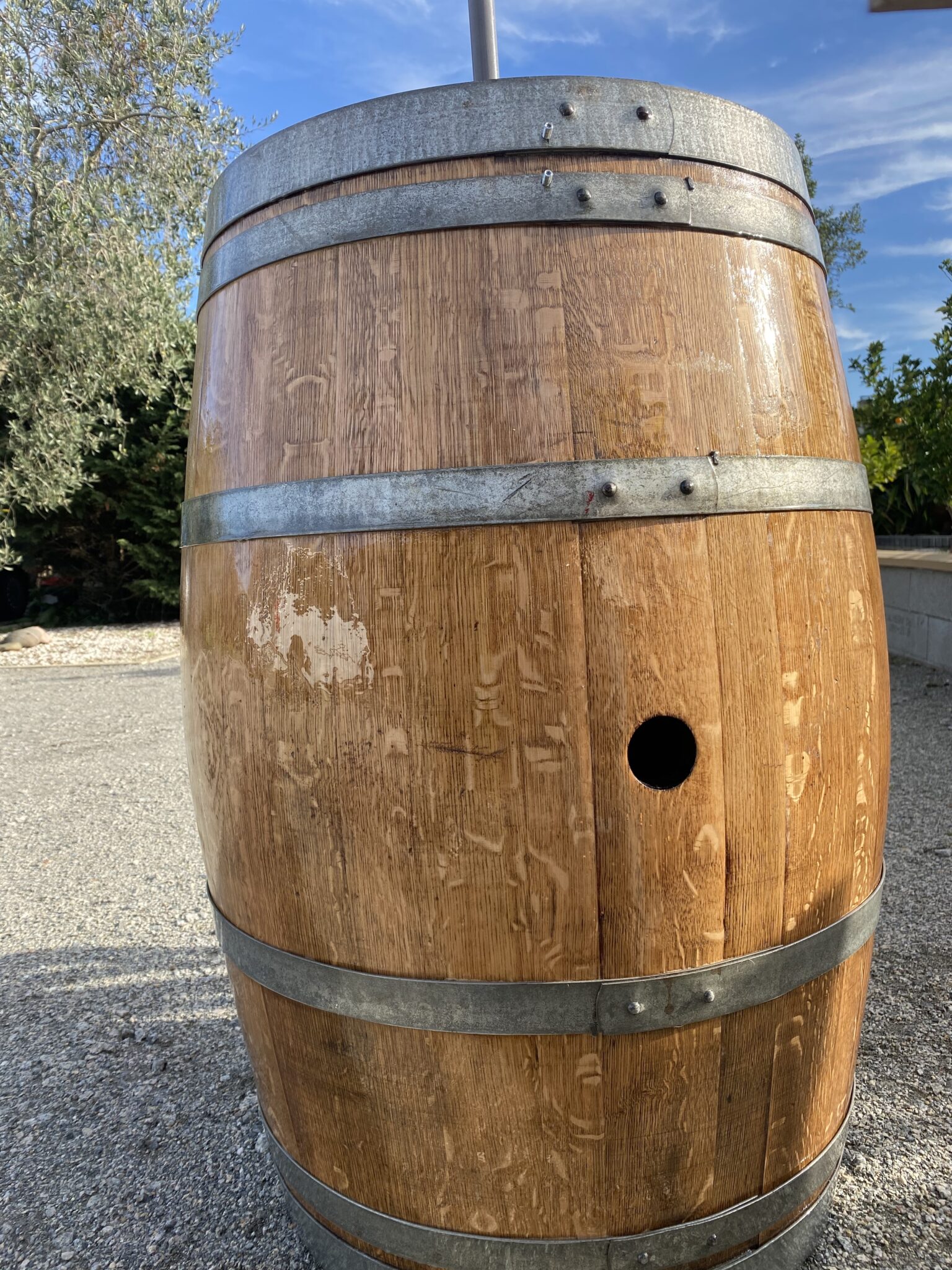 Création de barrique mange-debout en Aquitaine - Barrilaise